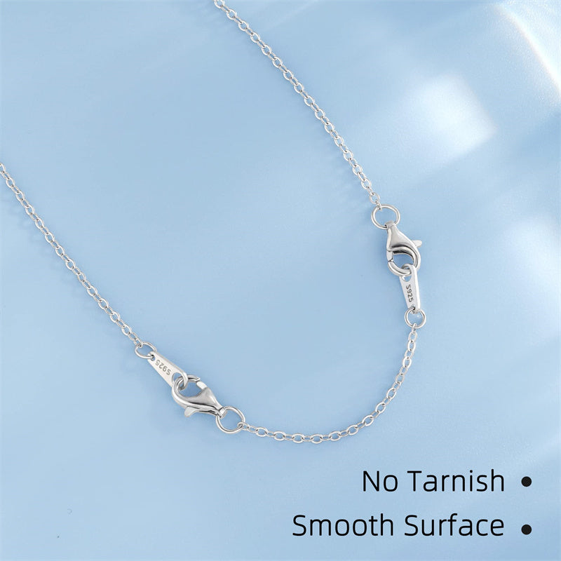 Sterling Silver 3 Piece Set Extenders Chain Necklace– romanticwork