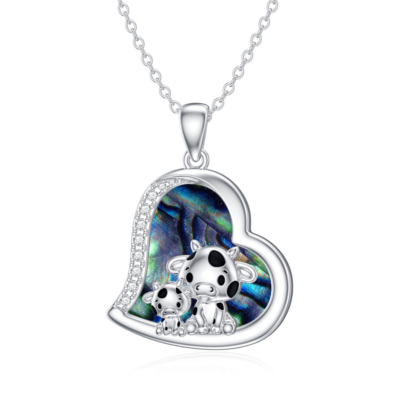 Sterling Silver Pink Opal Crystal Abalone Shell Turquoise Moss Agate C ...