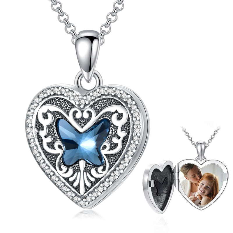 Sterling Silver Personalized Photo Pendant Necklace– romanticwork