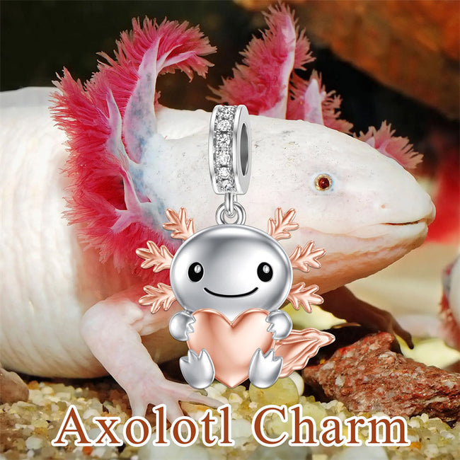 Sterling Silver Otter Squirrel Elephant Axolotl Charm Beads– romanticwork
