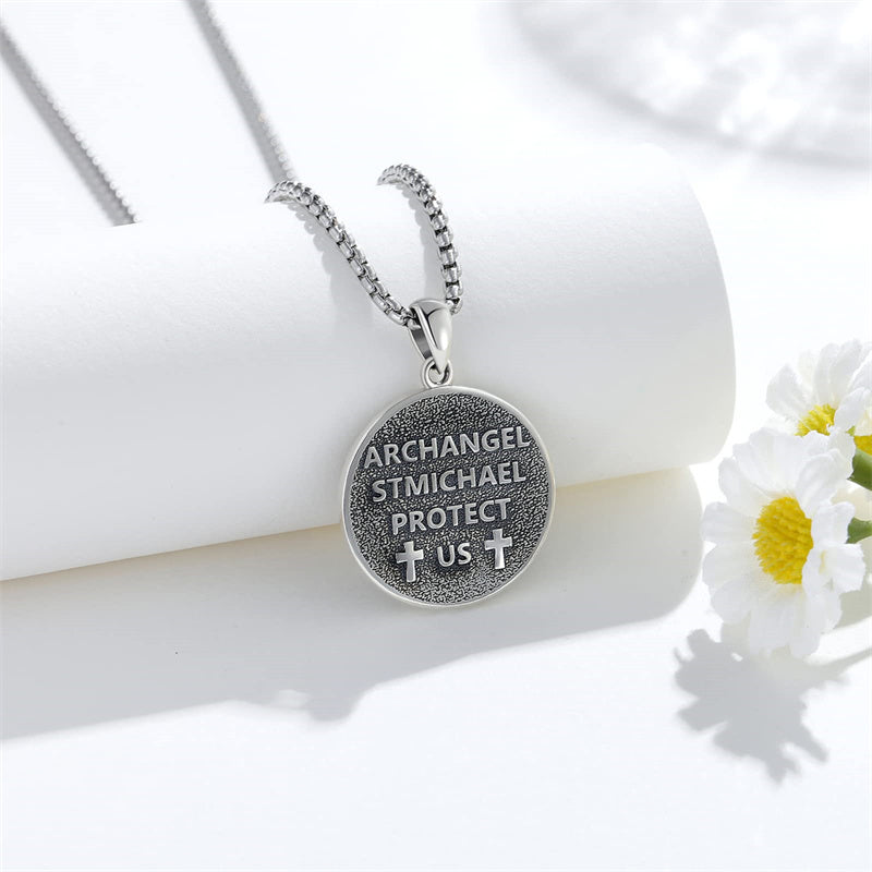 925 Sterling Silver Patron Saint Medals Saint Christopher Amulet Saint ...