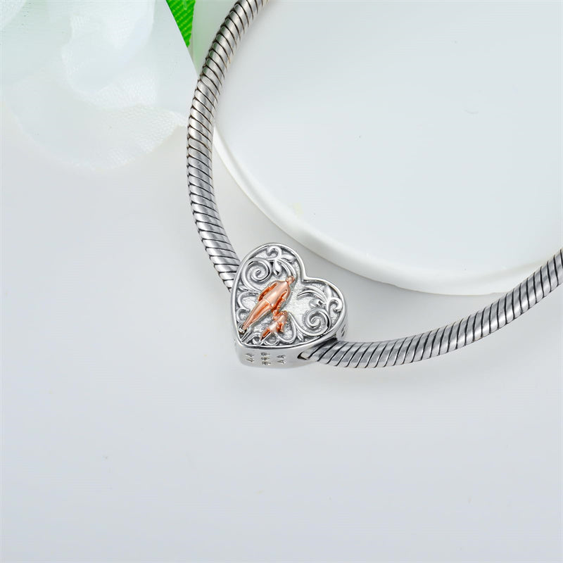Sterling Silver Father Daughter Charm Bracelet– romanticwork