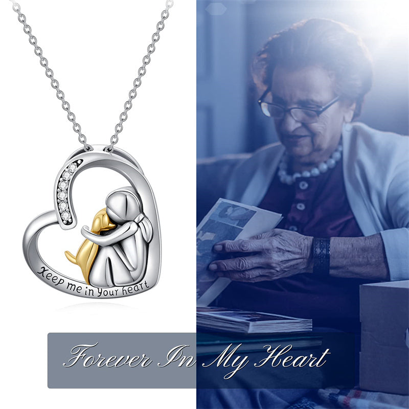 Sterling Silver Dog Urn Necklace Ring for Ashes with Engraveds ...