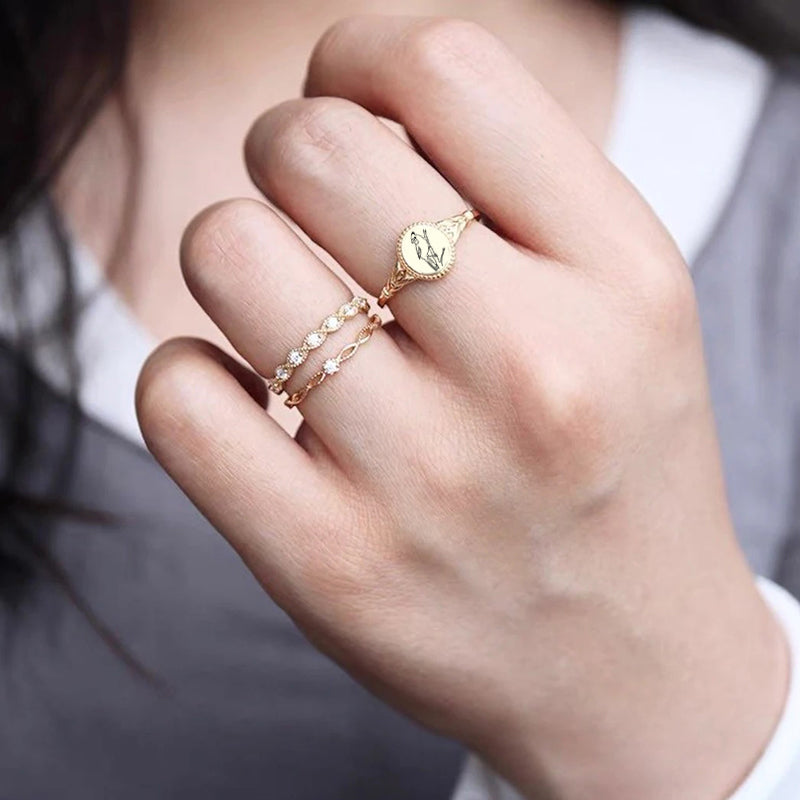 Sterling Silver Cardinal Ring Bird Signet Ring– romanticwork