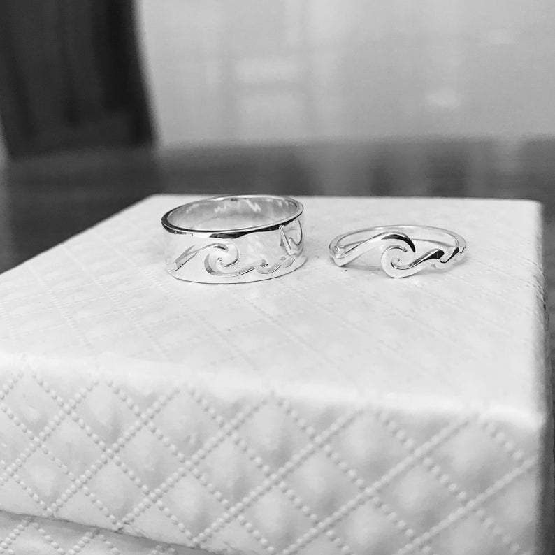 Couple Rings Promise Ring Set In 925 Silver– romanticwork