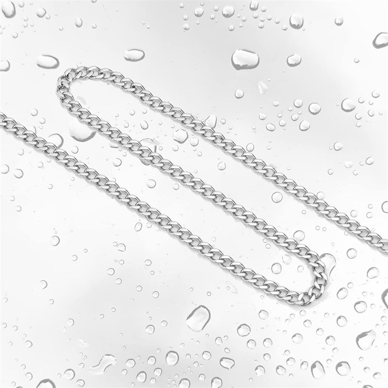 Stainless Steel 5mm Mens Chain Necklaces for Men– romanticwork